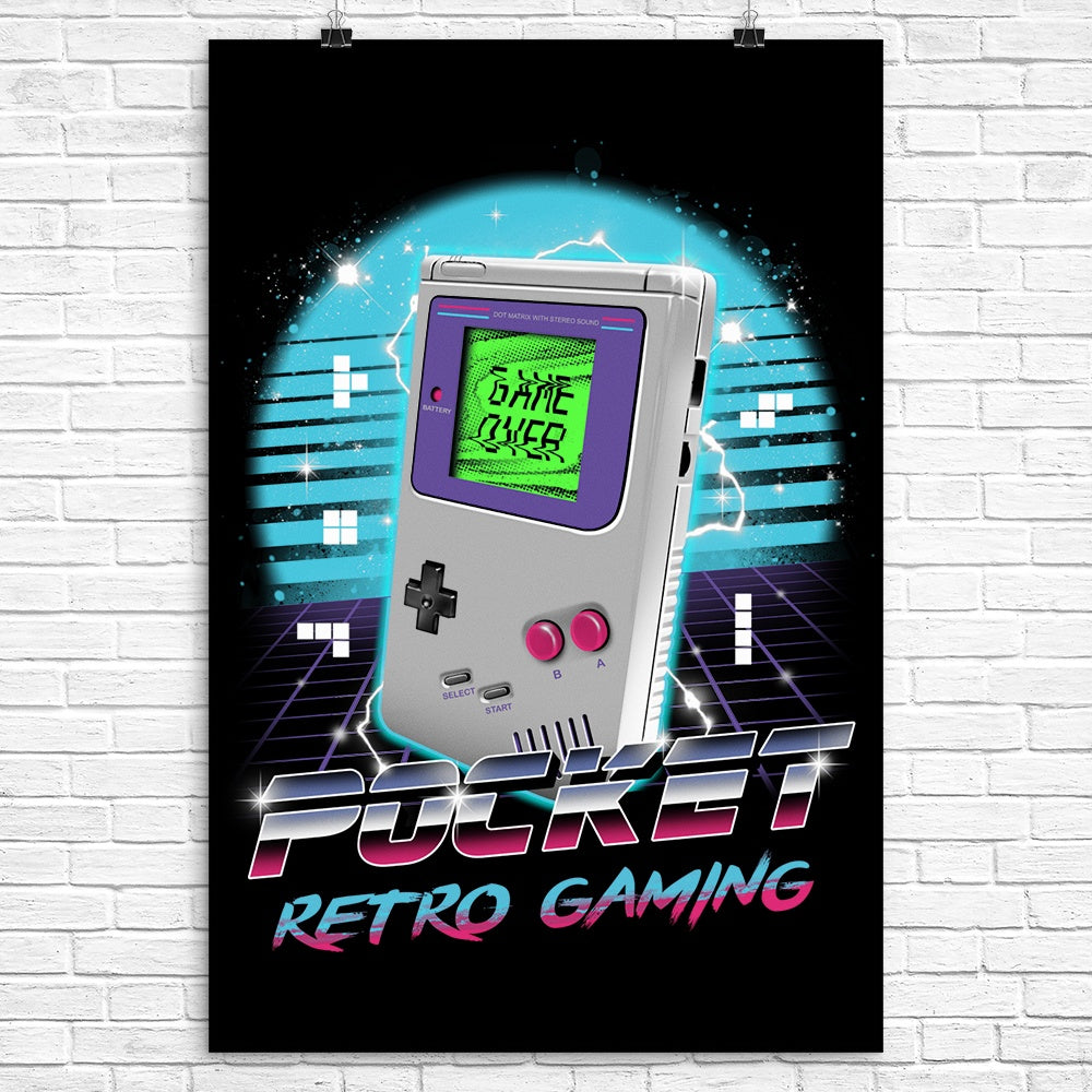 Pocket Retro Gaming - Poster – Once Upon a Tee