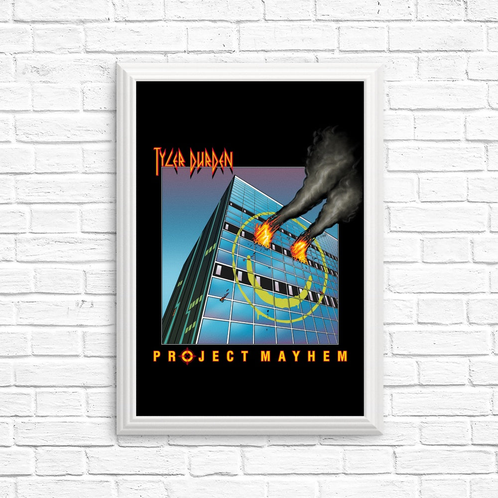 Project Mayhem - Posters & Prints – Once Upon a Tee