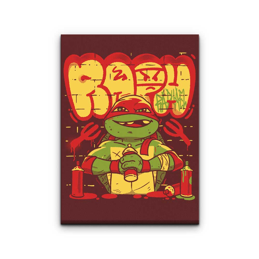 Raph Mayhem - Canvas Print – Once Upon a Tee