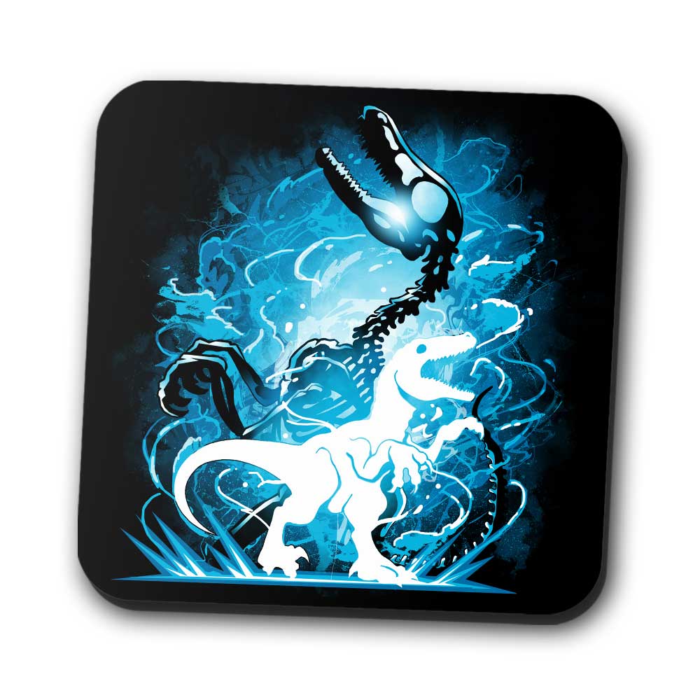 Raptor Silhouette - Coasters – Once Upon a Tee