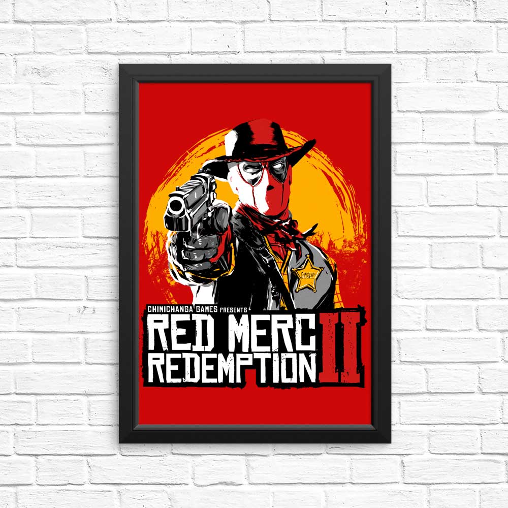 Red Merc Redemption - Posters & Prints – Once Upon a Tee