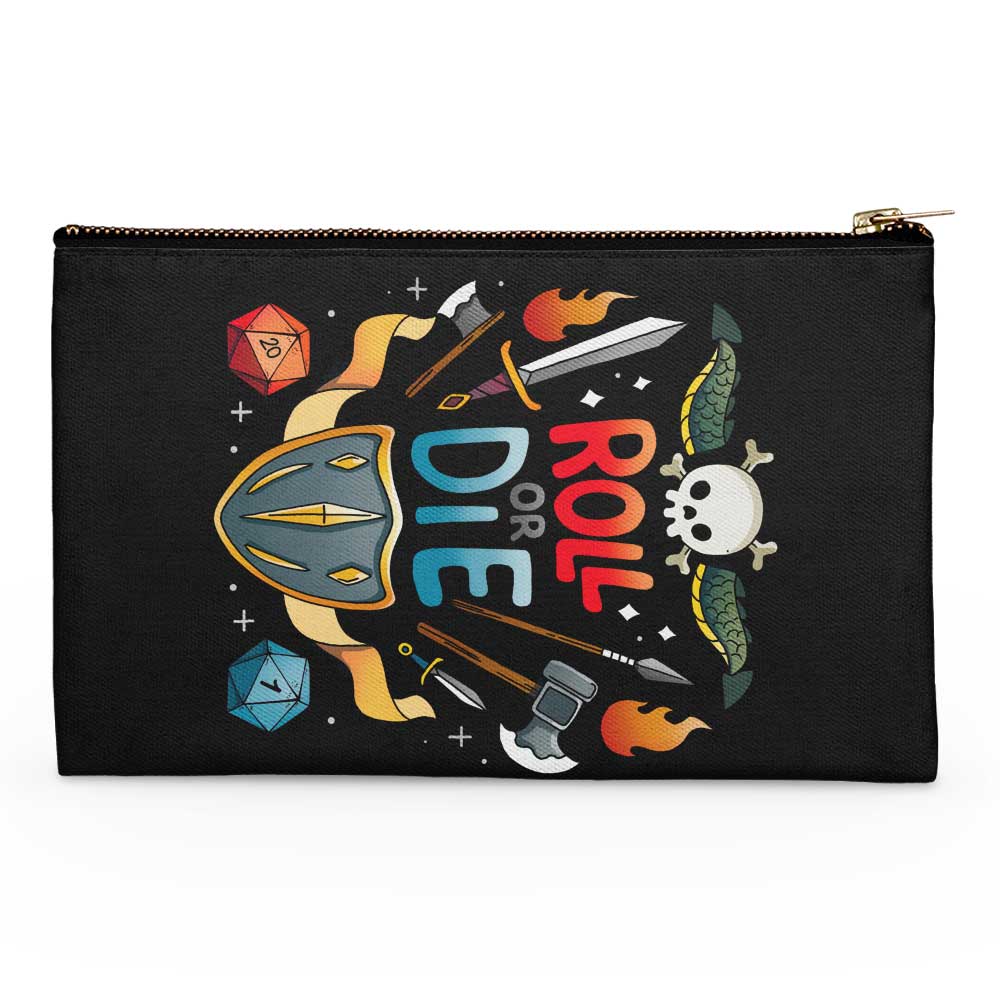 Roll or Die - Accessory Pouch – Once Upon a Tee