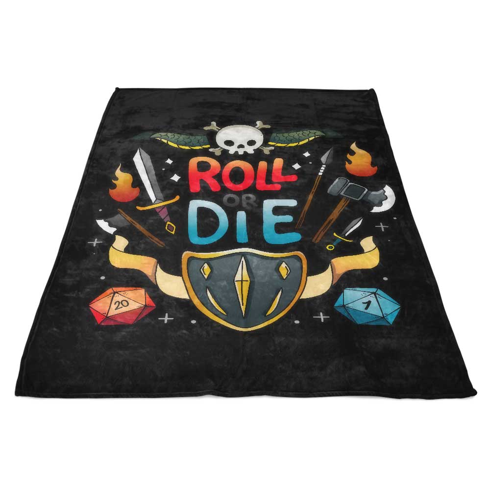 Roll or Die - Fleece Blanket – Once Upon a Tee