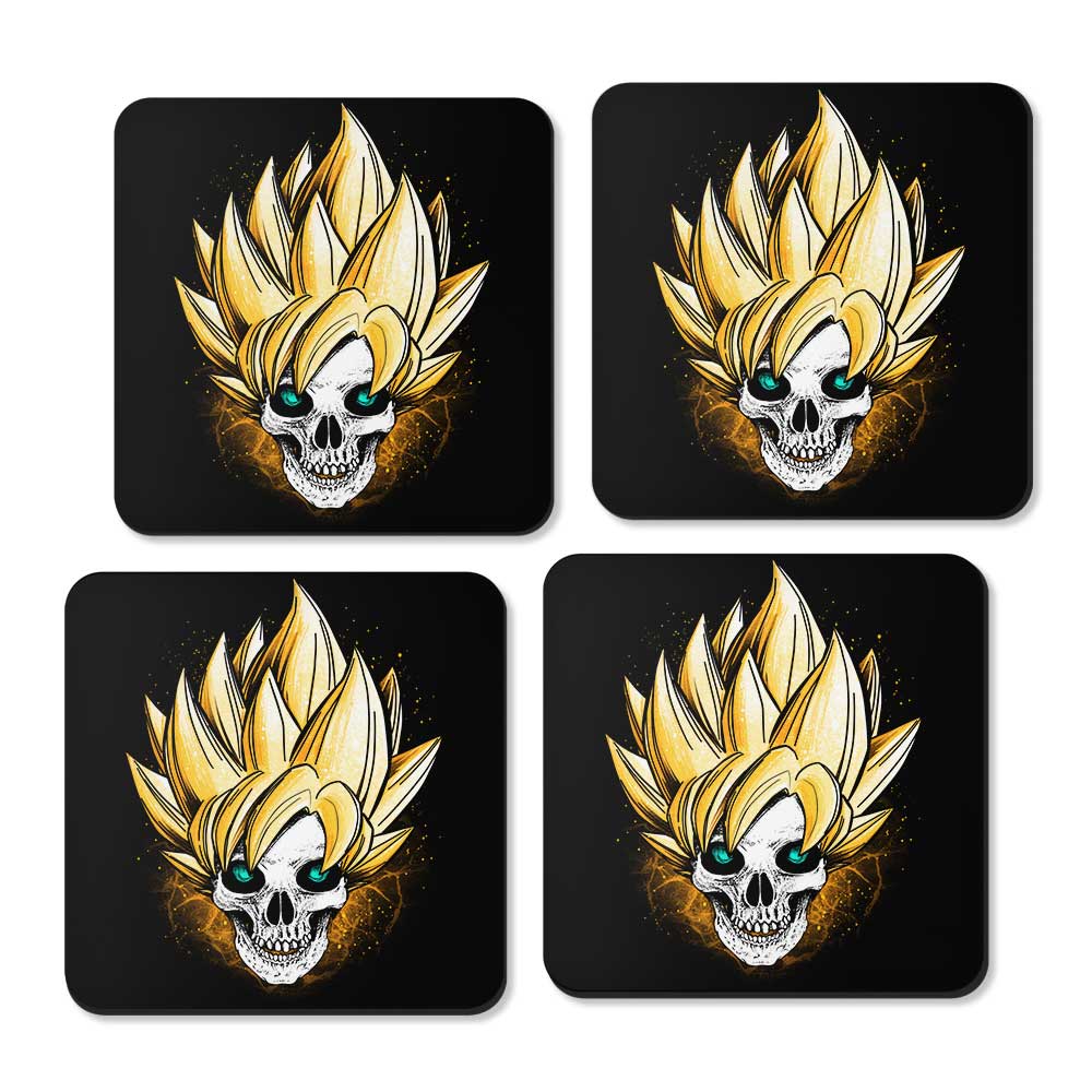 SSJ Skeleton - Coasters – Once Upon a Tee