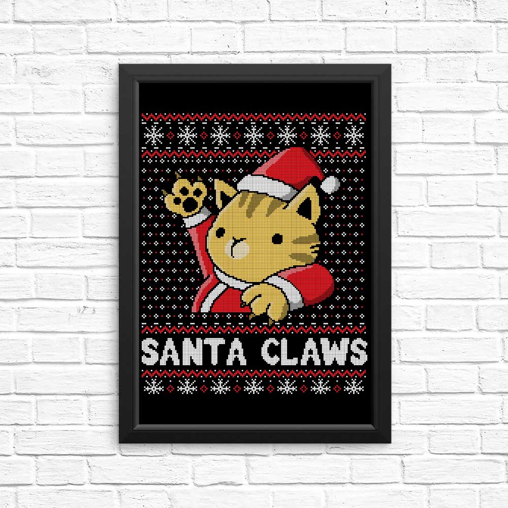 Santa Claws - Posters & Prints – Once Upon a Tee