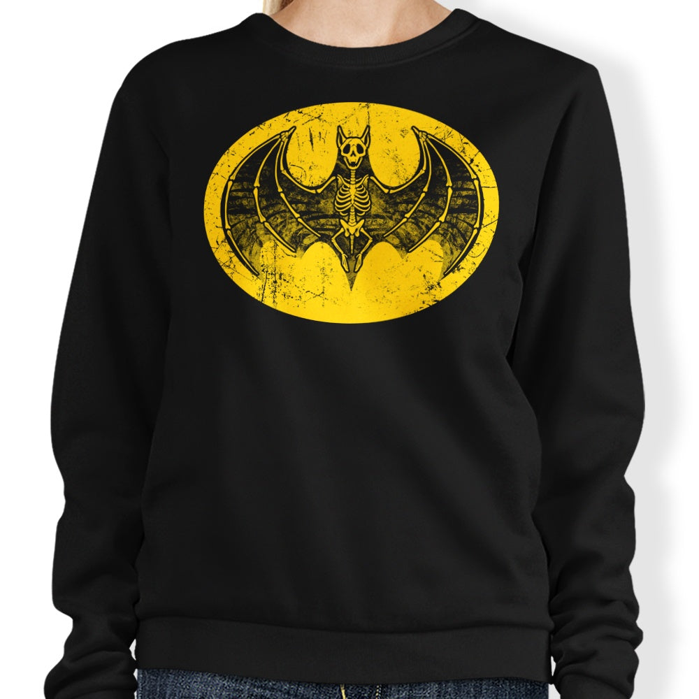 Skeleton Bat Signal - Sweatshirt – Once Upon a Tee