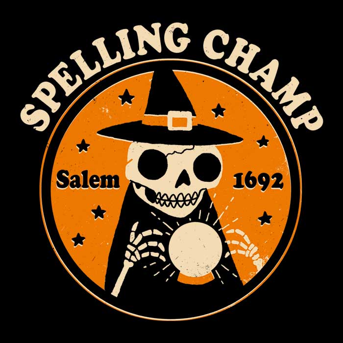 Spelling Champ - Accessory Pouch – Once Upon a Tee