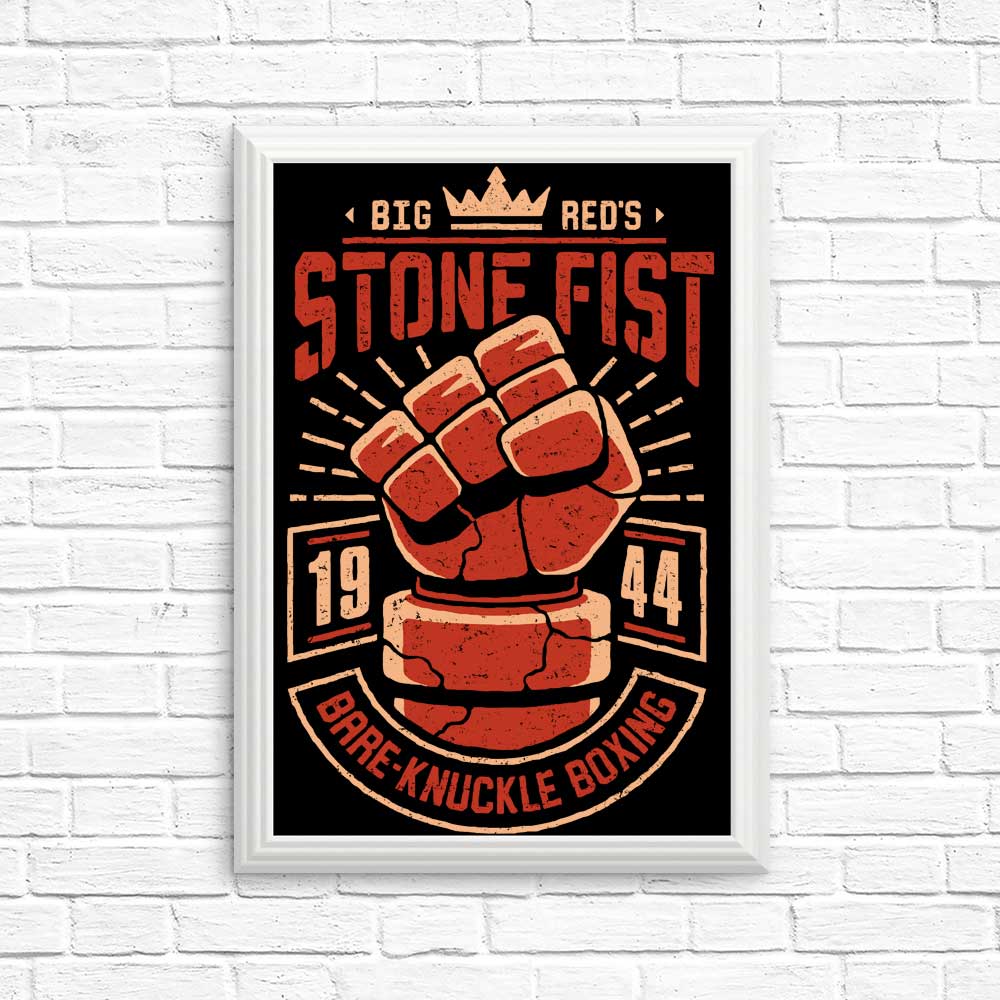 Stone Fist Boxing - Posters & Prints – Once Upon a Tee