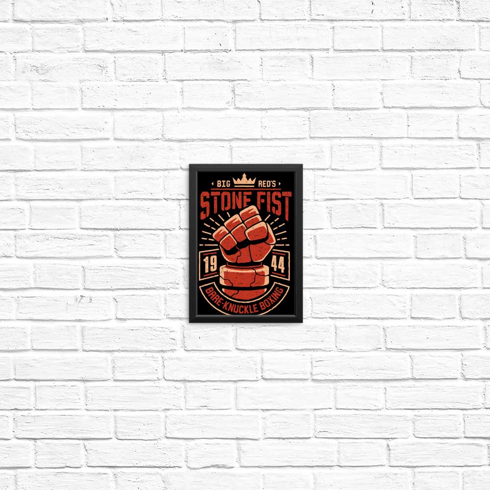 Stone Fist Boxing - Posters & Prints – Once Upon a Tee