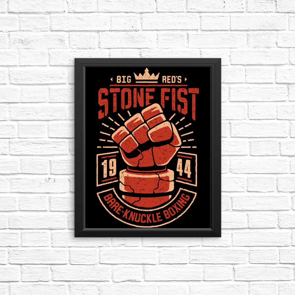 Stone Fist Boxing - Posters & Prints – Once Upon a Tee