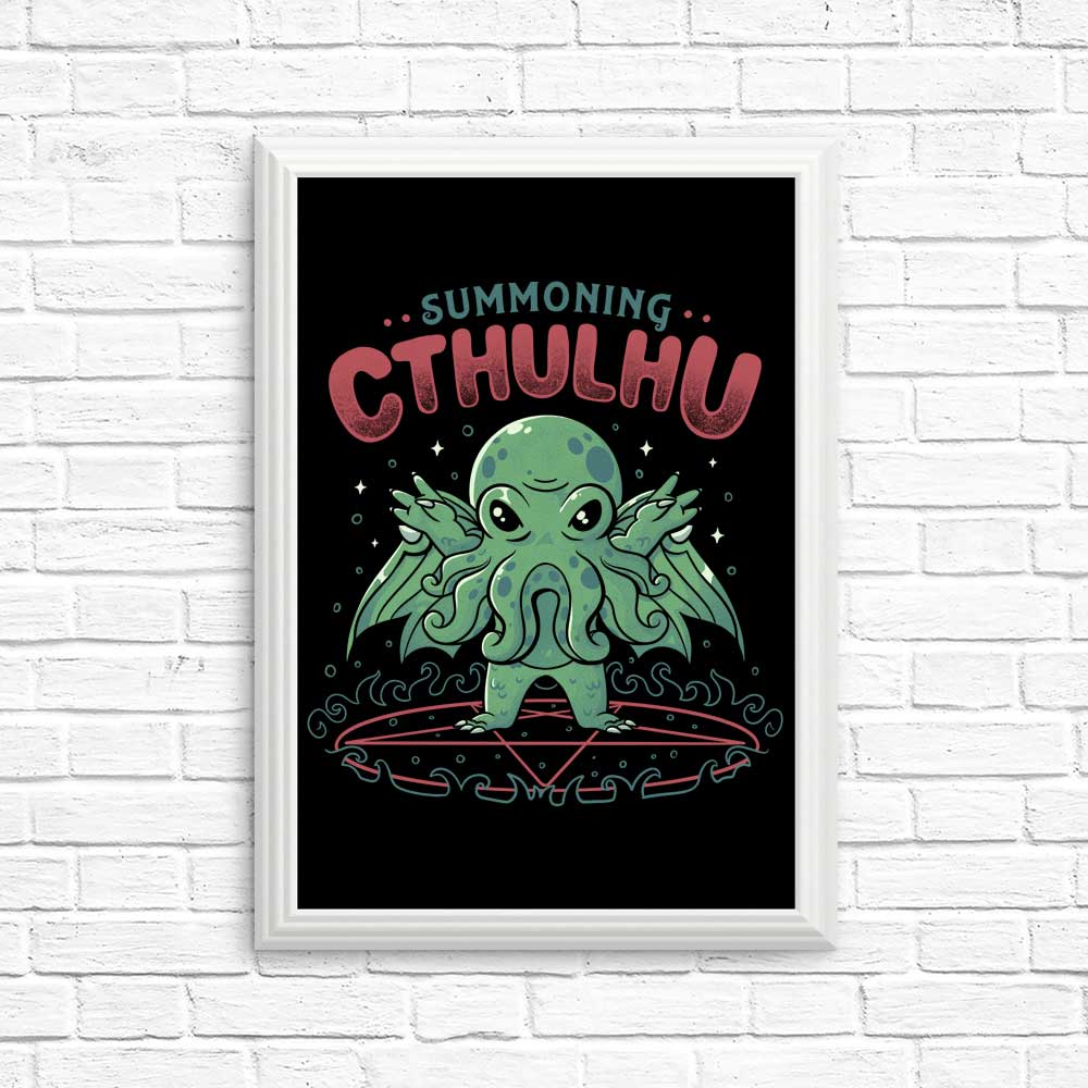 Summoning Cthulhu - Posters & Prints – Once Upon a Tee