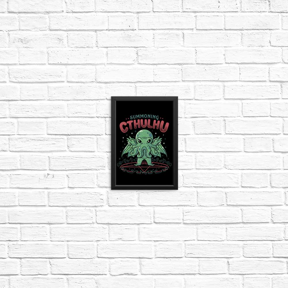 Summoning Cthulhu - Posters & Prints – Once Upon a Tee