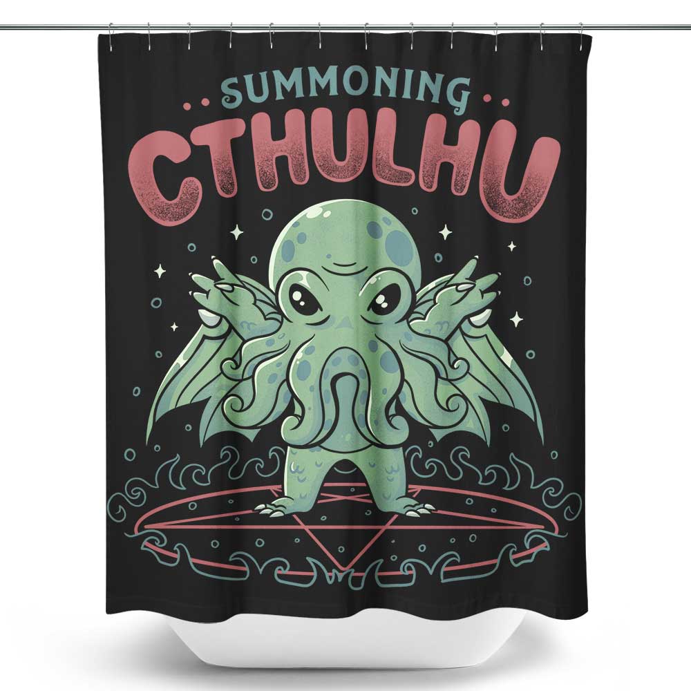 Summoning Cthulhu - Shower Curtain | Once Upon a Tee
