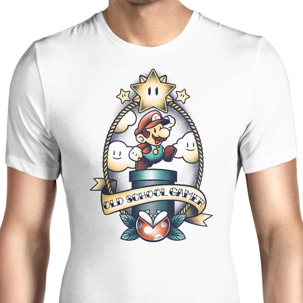 Super Old School Gamer - Men's Apparel – Once Upon a Tee