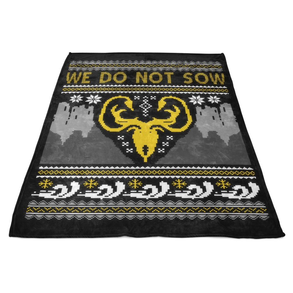 The Iron Sweater - Fleece Blanket – Once Upon a Tee