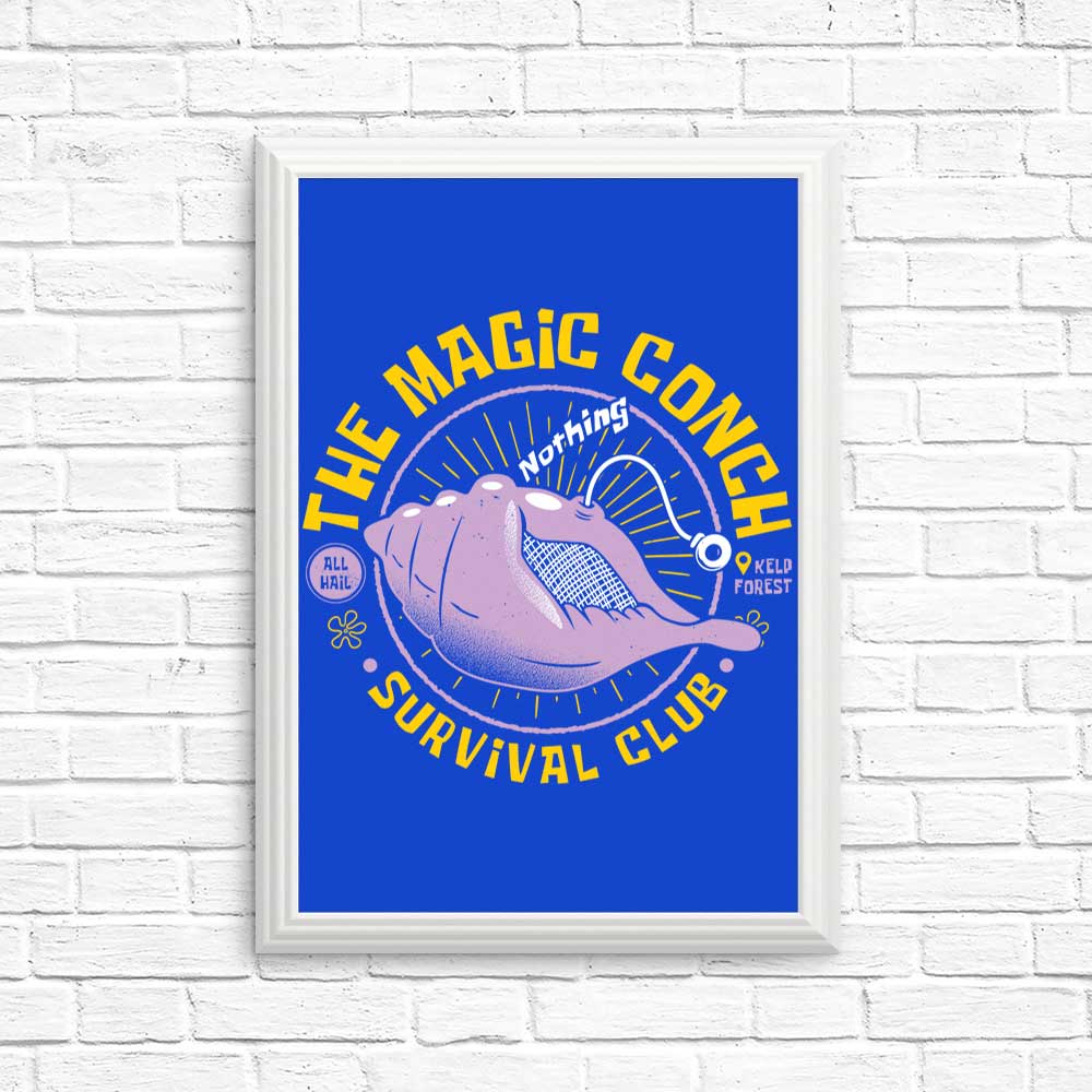The Magic Conch - Posters & Prints | Once Upon a Tee