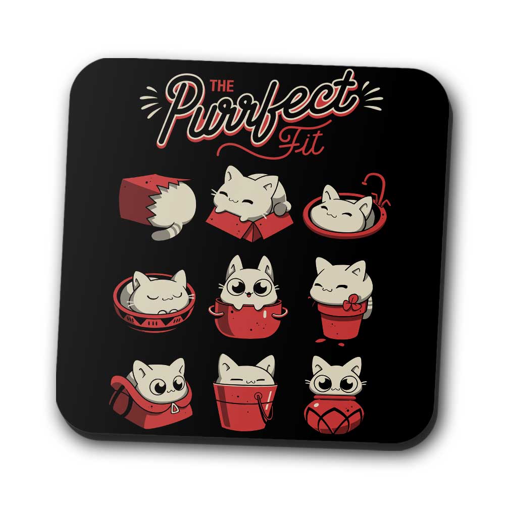 The Purrfect Fit - Coasters – Once Upon a Tee