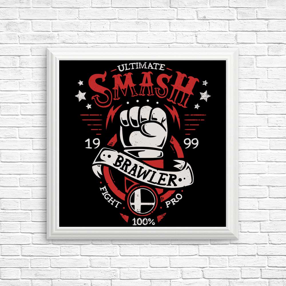 Ultimate Brawler - Posters & Prints – Once Upon a Tee