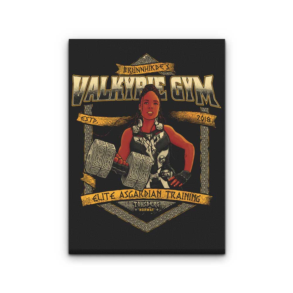 Valkyrie Gym - Canvas Print – Once Upon a Tee