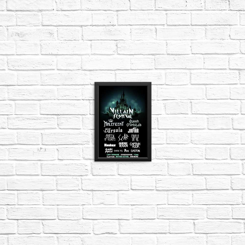 Villain Festival - Posters & Prints – Once Upon a Tee