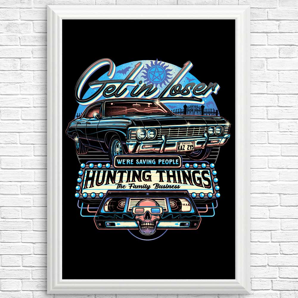We're Saving People - Posters & Prints – Once Upon a Tee