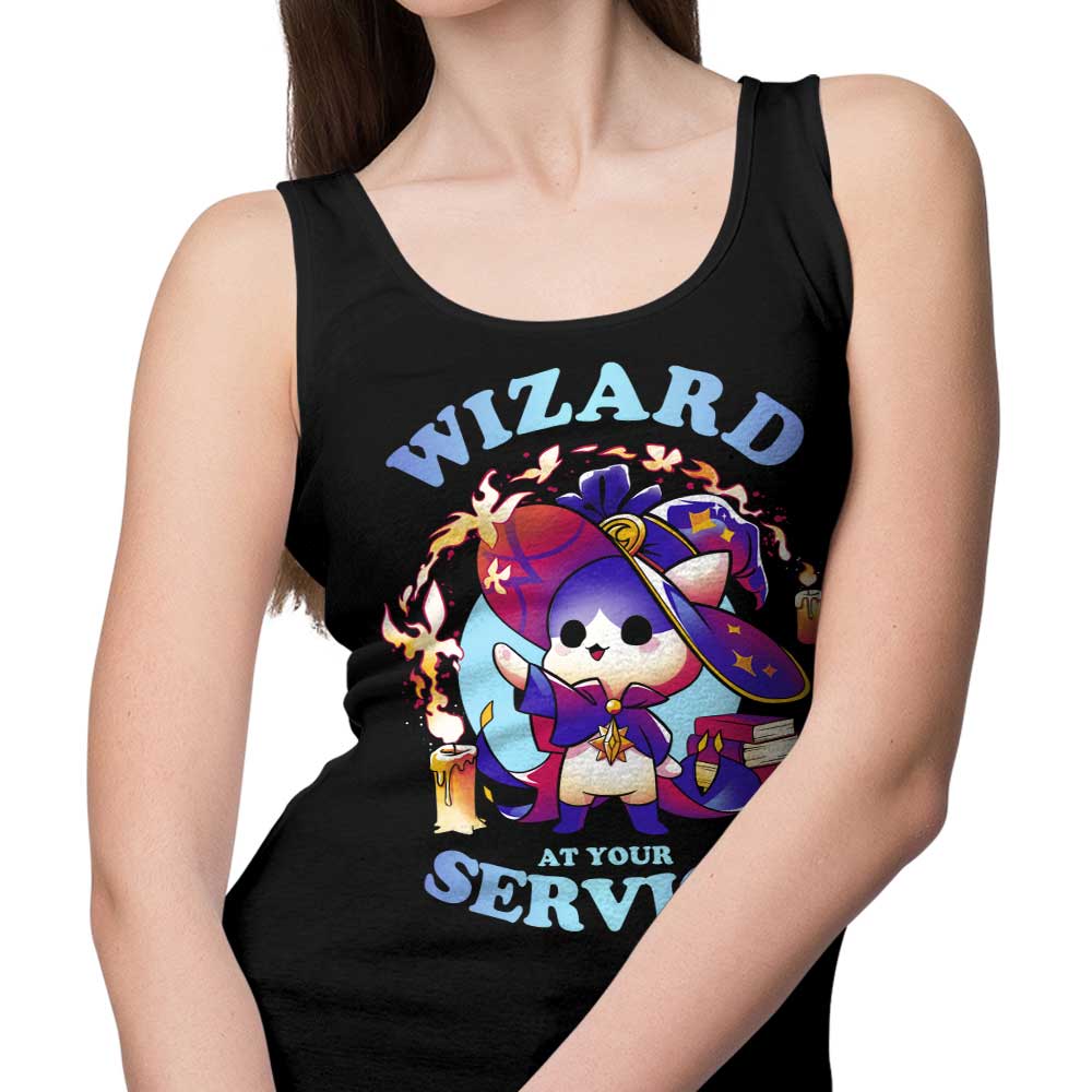 Wizard at Your Service - Tank Tops | Once Upon a Tee